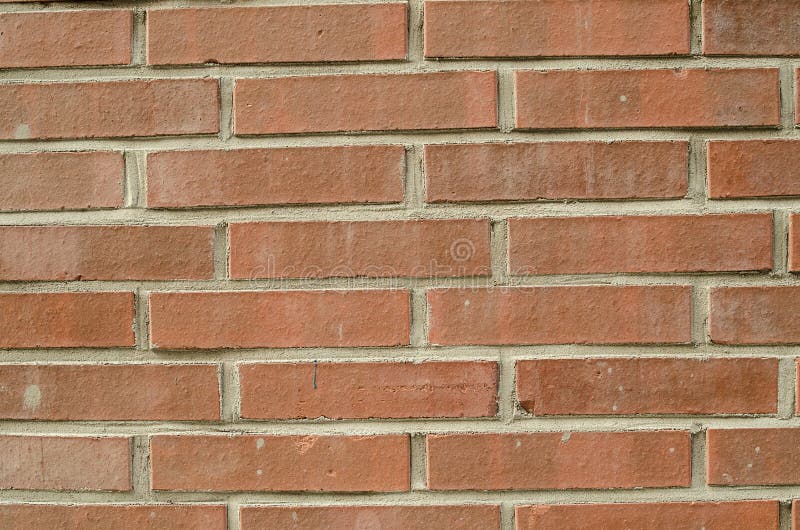 Focused Texture of Orange Solid Brick Wall Stock Image - Image of noise ...