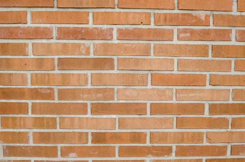 Focused Texture of Orange Solid Brick Wall Stock Photo - Image of brick ...
