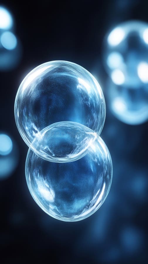 A Focused View of a Blue Molecular Structure, Displaying Its Intricate ...