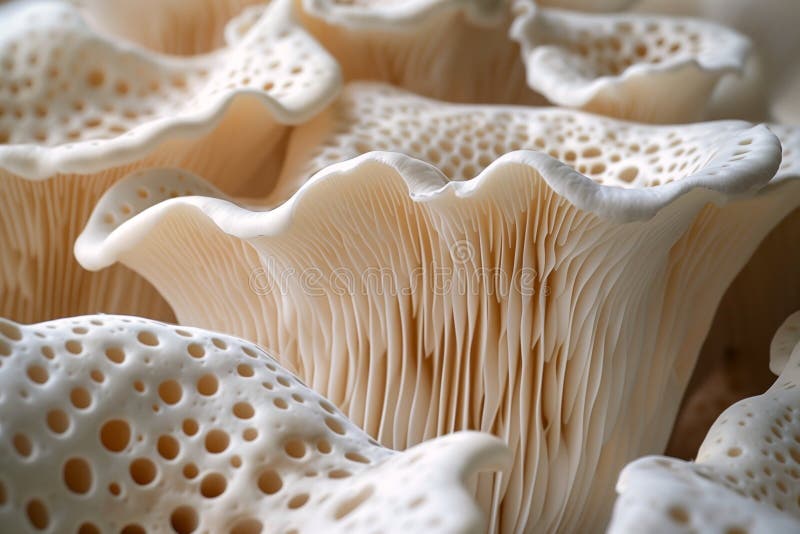 Close Up of Clustered Mushrooms Macro Nature Wallpaper Background Stock ...