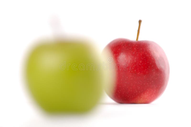 Comparing Apples To Apples Metaphor Stock Image - Image of background ...