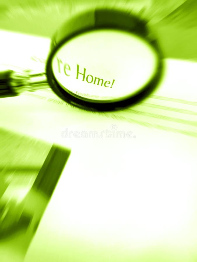 Focusing on home stock image. Image of conceptual, copyspace - 9812301