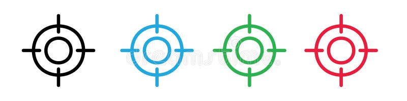Focusing Icon Logo Set Vector Stock Vector - Illustration of leadership ...