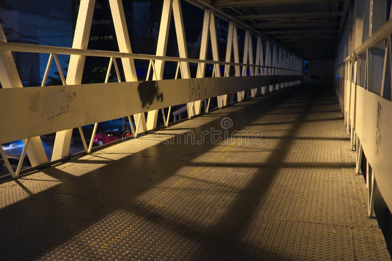 A Scary Random Bridge in a Big City Stock Image - Image of focusing ...