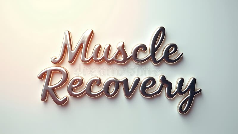 Muscle Recovery Typography - Techniques for Athletes and Fitness ...