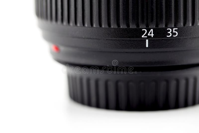 Lens Barrel of View Camera with Exposure Selection. Stock Image - Image ...