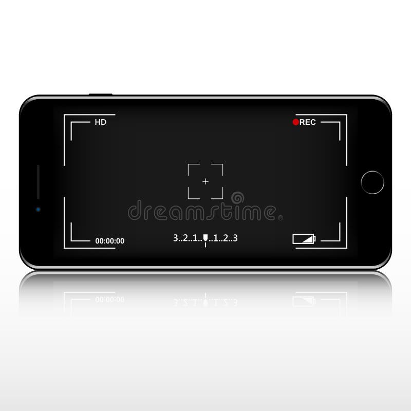 Focusing Screen of the Camera. Stock Vector - Illustration of ...