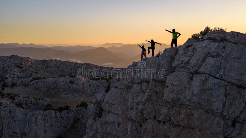 Focusing on the Target with Successful Team Spirit and Teamwork Stock ...