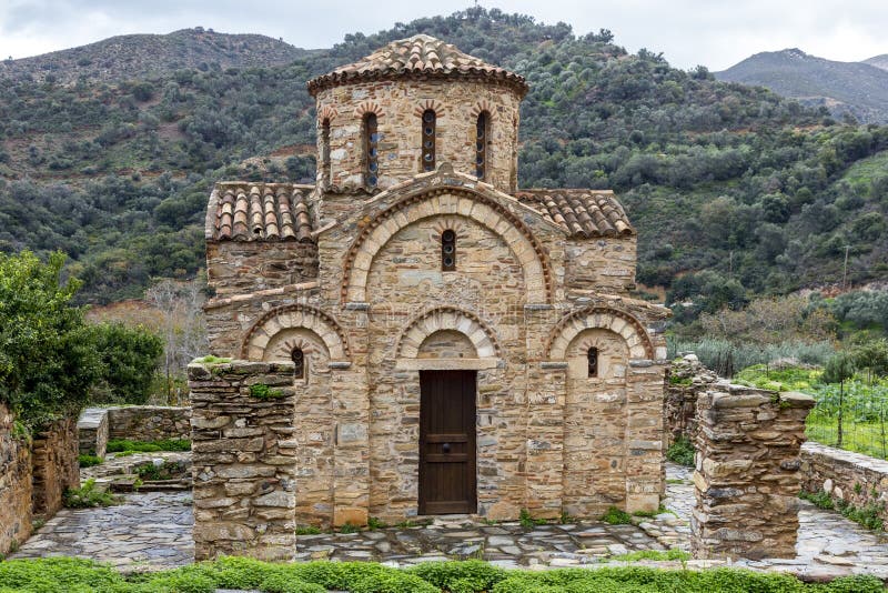 Old Orthodox Church at Fodele Crete Greece Editorial Image - Image of ...
