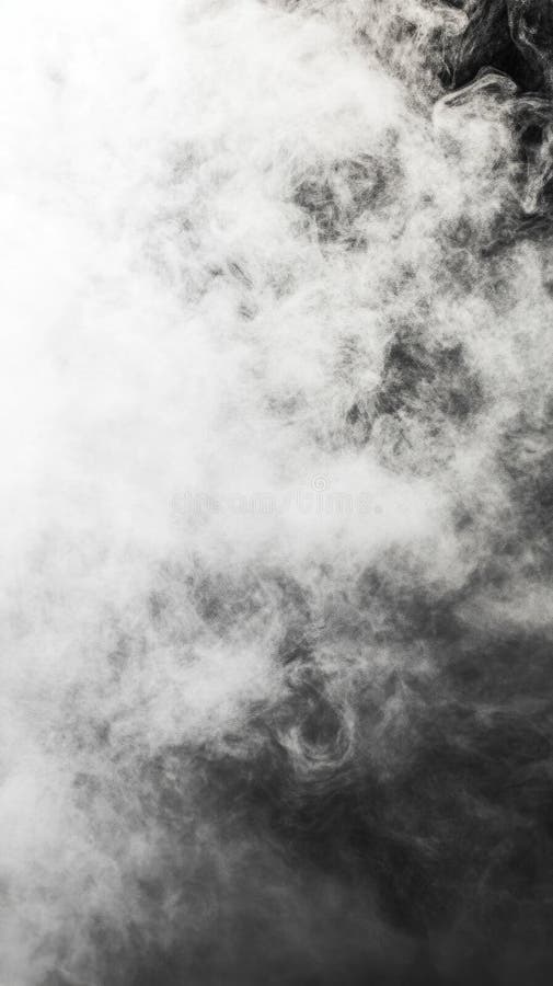 Black and White Fog Overlay Effect for Creative Art Compositions Stock ...