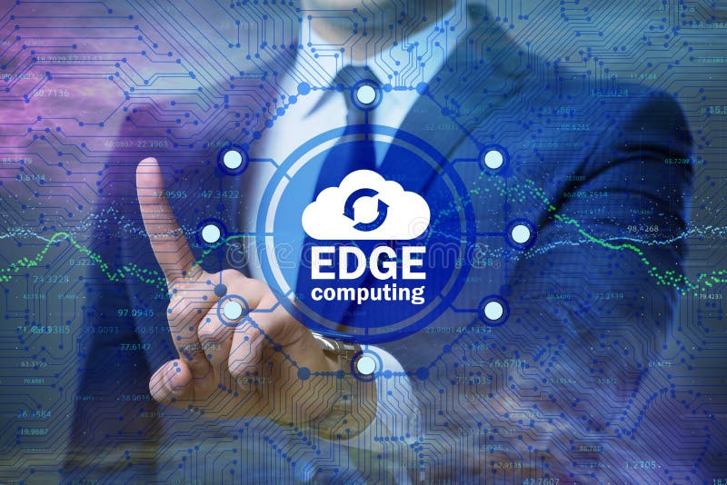Fog and Edge Cloud Computing Concept Stock Image - Image of edge ...