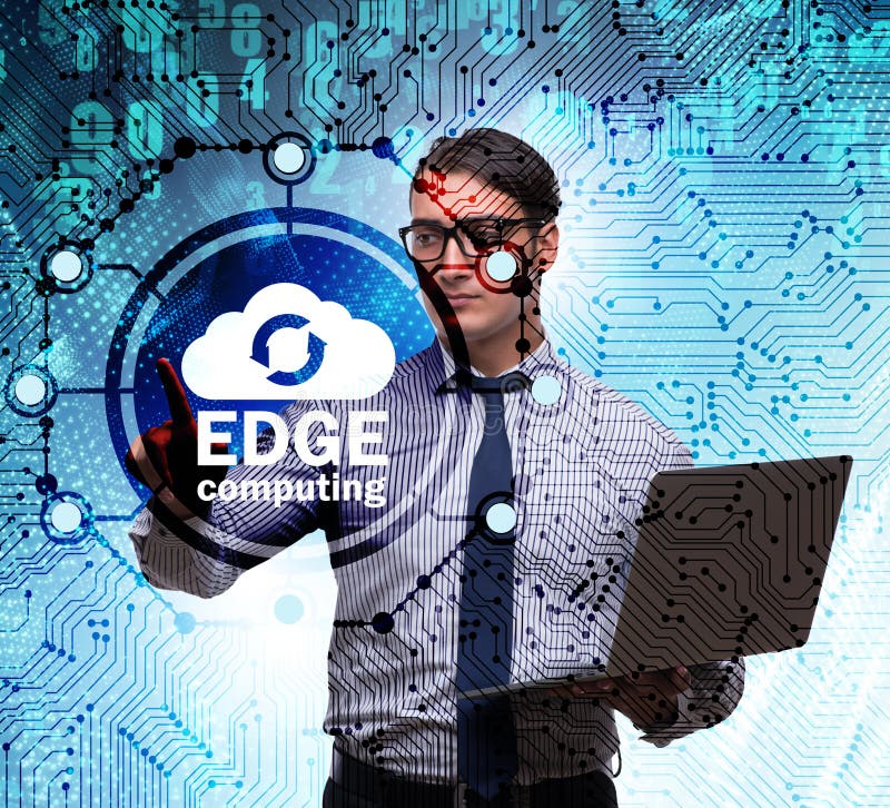 Fog and Edge Cloud Computing Concept Stock Image - Image of management ...