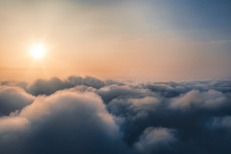 Fog Hangs Over Cold Ground - Temperature Meteorological Inversion Stock ...