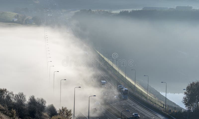 Fog M62 Motorway Stock Photos - Free & Royalty-Free Stock Photos from ...