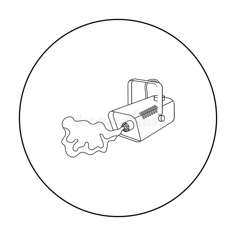 Fog Machine Icon in Outline Style Isolated on White. Event Service ...