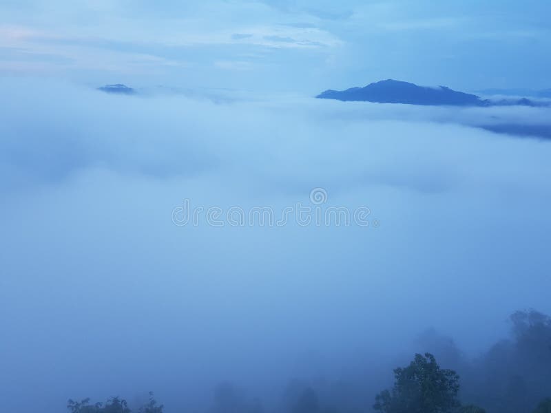 Fog stock photo. Image of travel, cool, high, mountain - 150254460