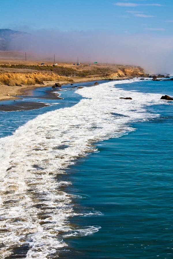 Fog at the Ocean stock photo. Image of ocean, stone, wave - 13192116