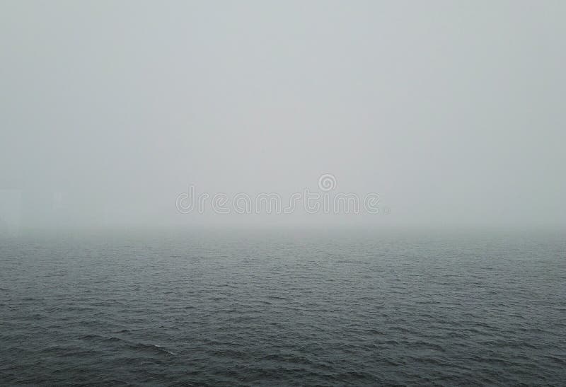 Fog ocean stock photo. Image of lying, ocean, wather - 68474700