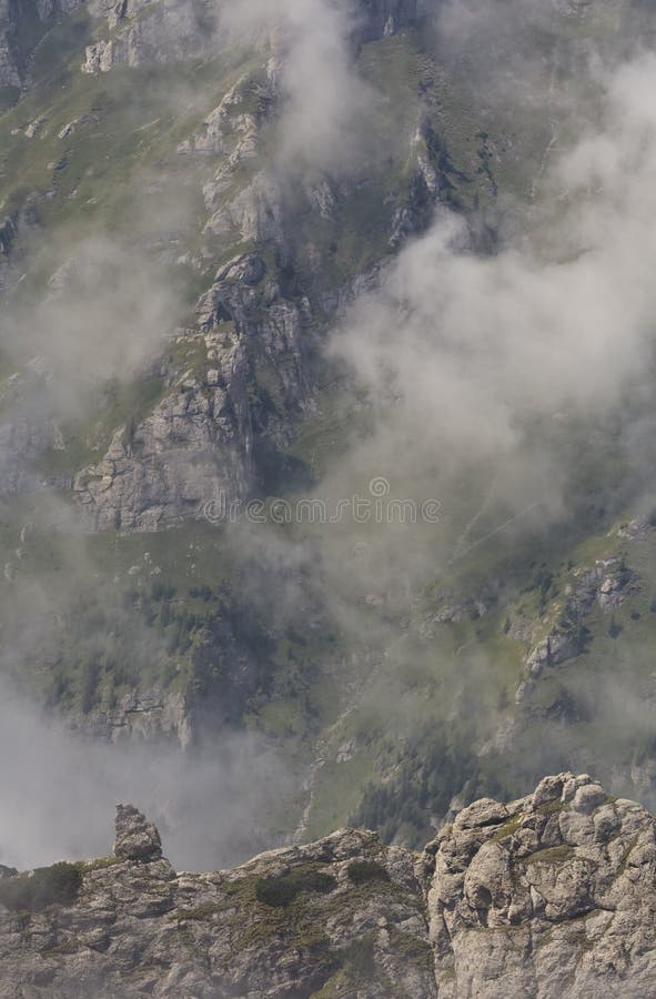 Fog over mountains stock photo. Image of hill, landscape - 16341858