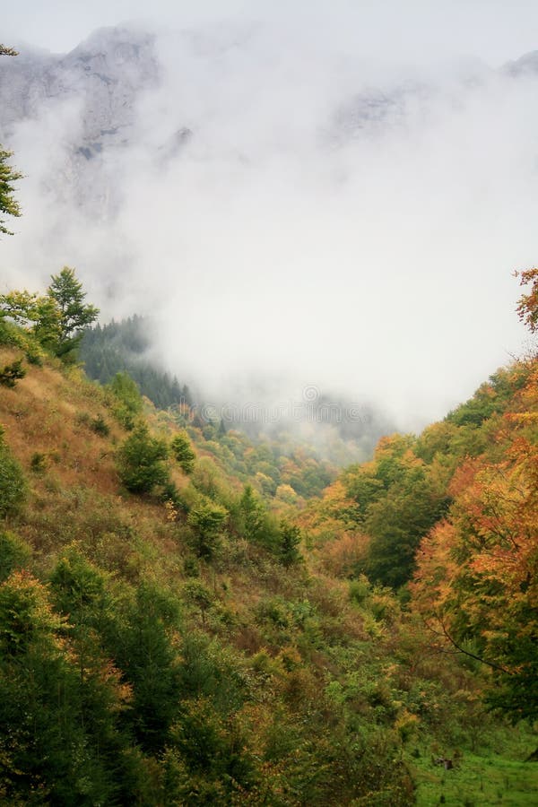 Fog over the ridge stock photo. Image of hike, altitude - 11901362
