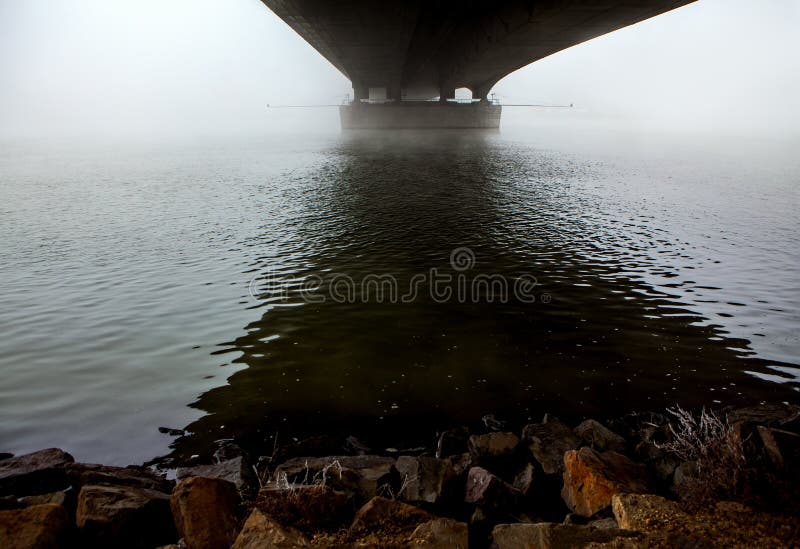 Under the bridge view stock photo. Image of nature, morning - 186909884