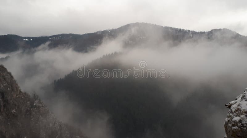 The Fog Rose on the Mountain Stock Photo - Image of bucegi, mountain ...