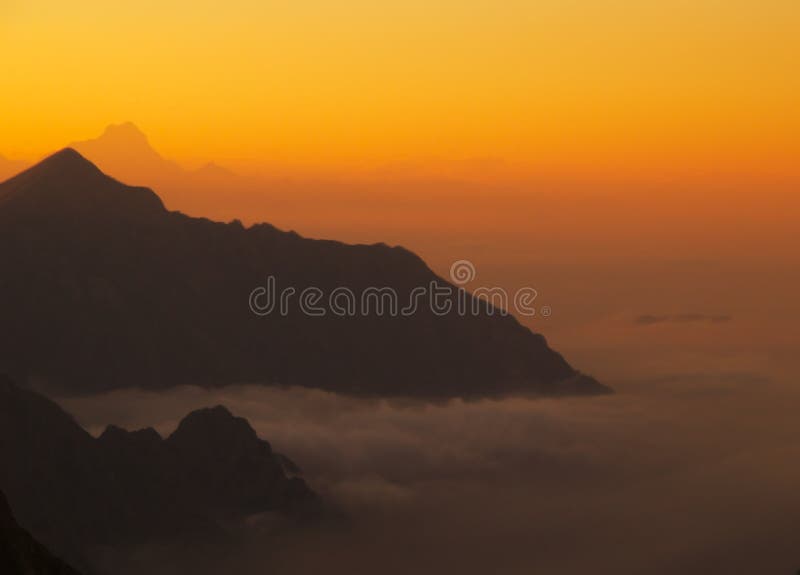 Fog At Sunset Picture. Image: 6503127