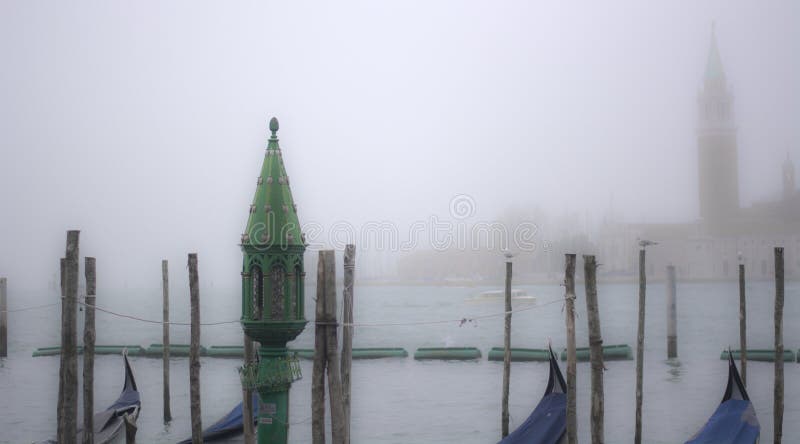 Fog in Venice stock image. Image of front, blue, cityscape - 108468951