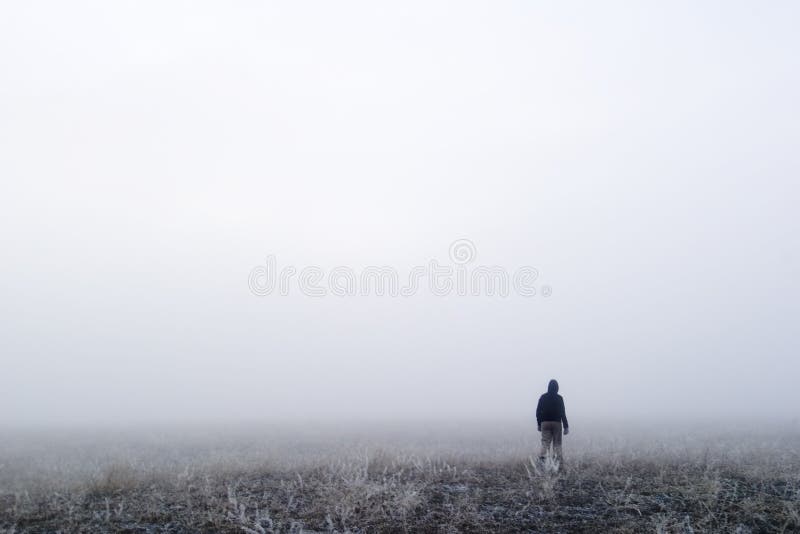 Fog Walk stock image. Image of alone, phantom, fantasy - 457179