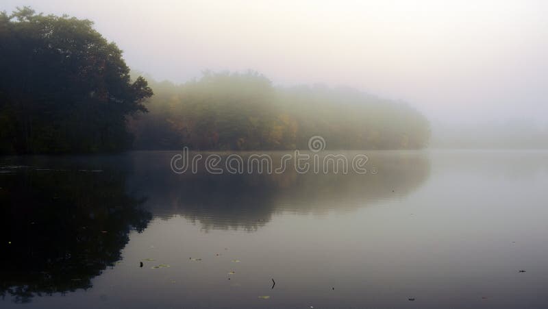 Fog on the water stock image. Image of colours, mist - 51537465