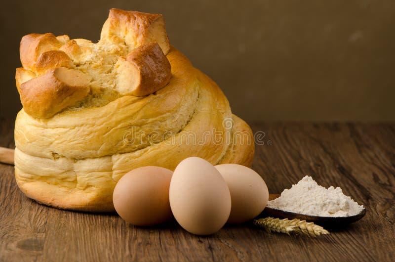 Fogaca stock photo. Image of culture, powder, wood, white - 29000616