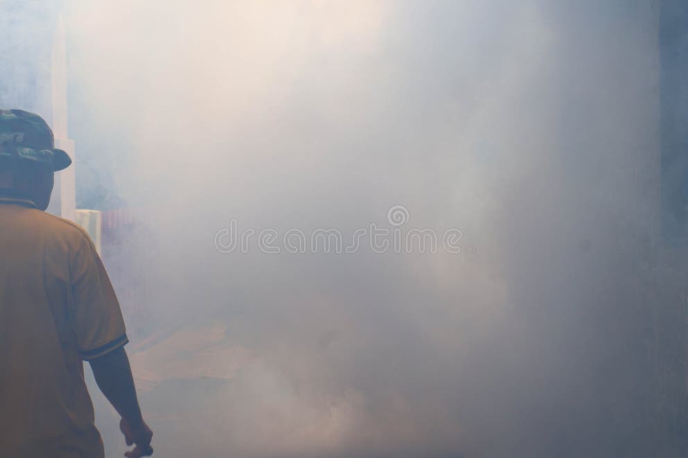 Fogging process stock image. Image of hazard, people - 287121683