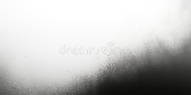 Foggy Black and White Gradient Background with Grainy Texture and Low ...