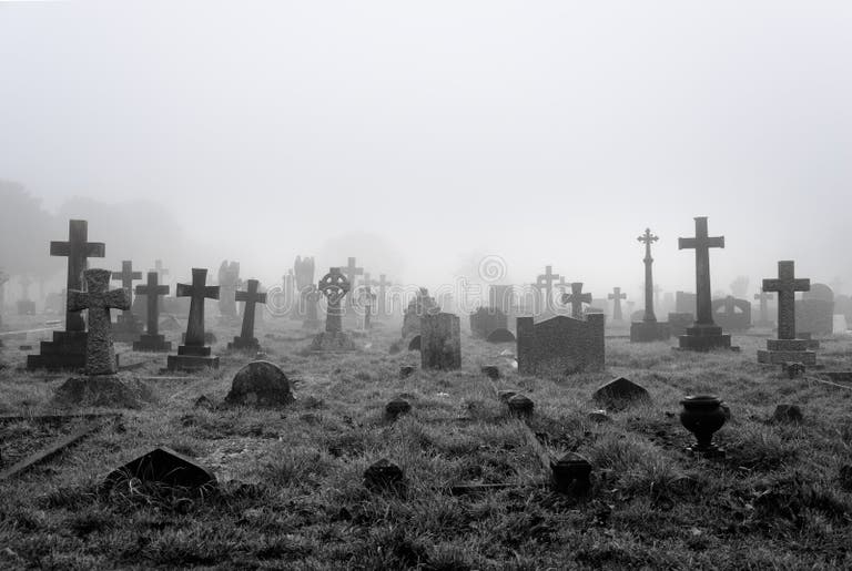237 Spooky Foggy Ancient Cemetery Halloween Stock Photos - Free & Royalty-Free Stock Photos from ...