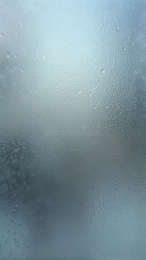 Foggy Glass Texture with Condensation and Water Droplets in Soft Light ...
