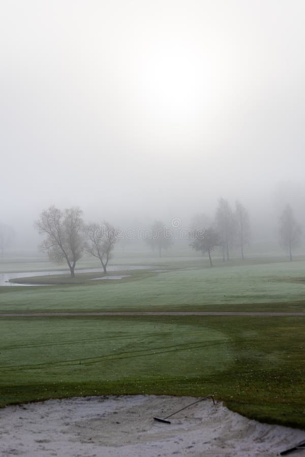 Foggy Morning. Dawn Outside the City Stock Photo - Image of outdoor ...
