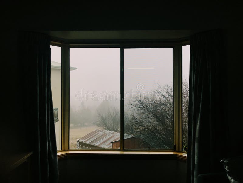 Foggy Window Texture. Colorful Lights Background Stock Photo - Image of ...