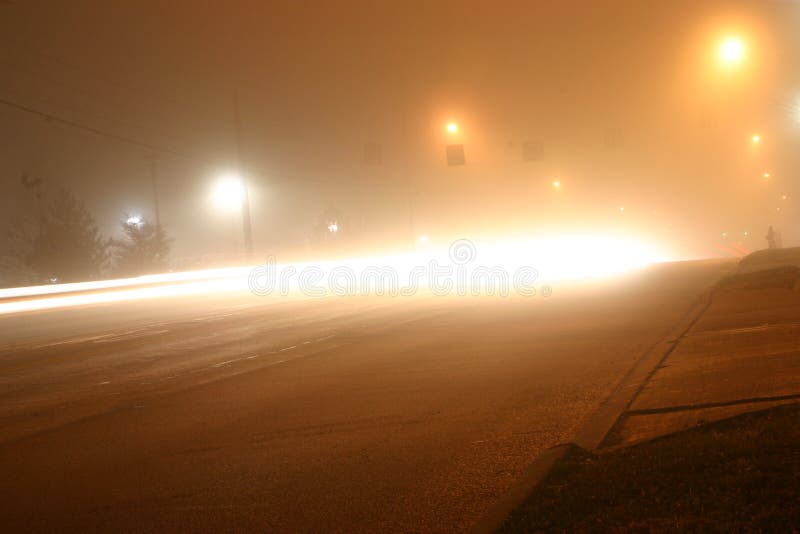 Foggy night stock photo. Image of perplex, confuse, obscurity - 43668