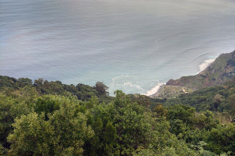 Overcast Morning Autumn Alpine Dolomites Mountain Scene. Peaceful View ...