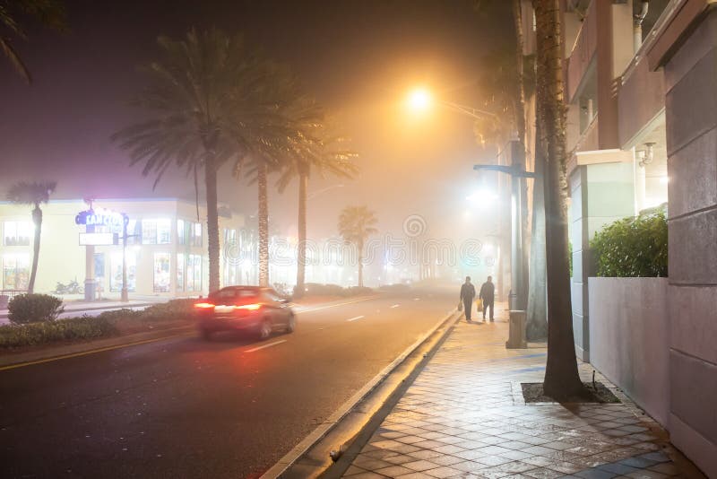 Foggy street scene stock image. Image of dark, magical - 22072763