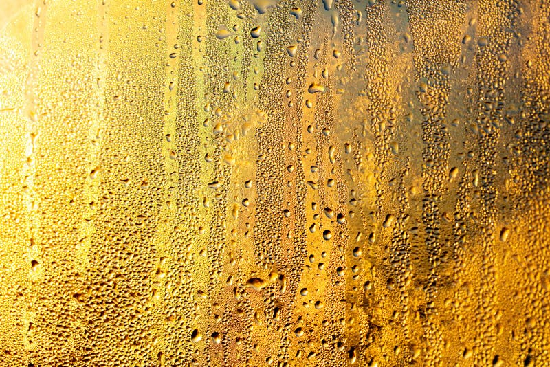 A Foggy Window at Sunset As an Abstract Background Stock Photo - Image ...