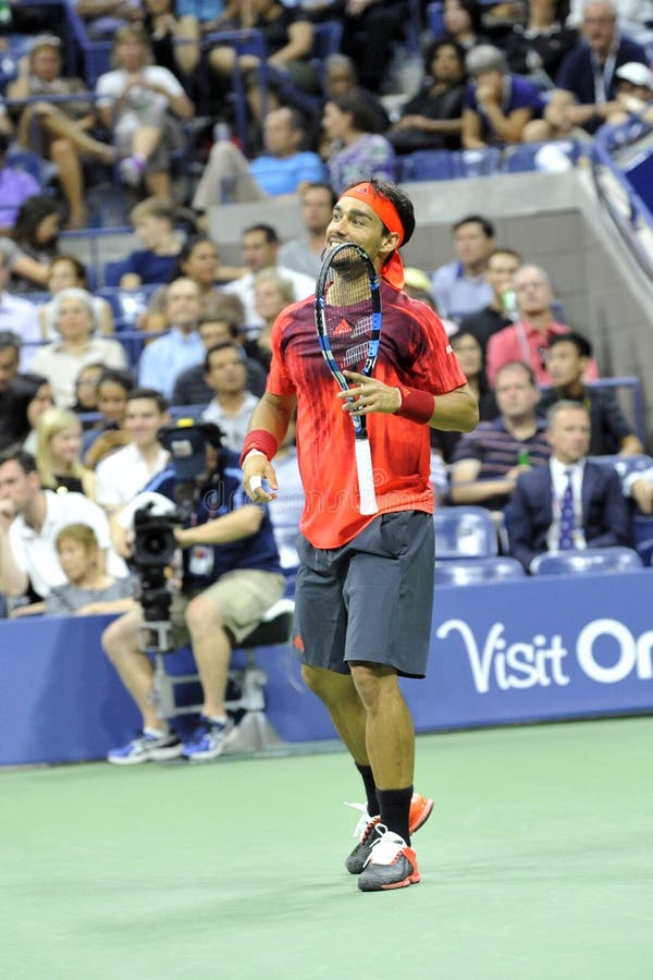 Fognini Fabio US Open 2015 (116) Editorial Photography - Image of ball ...