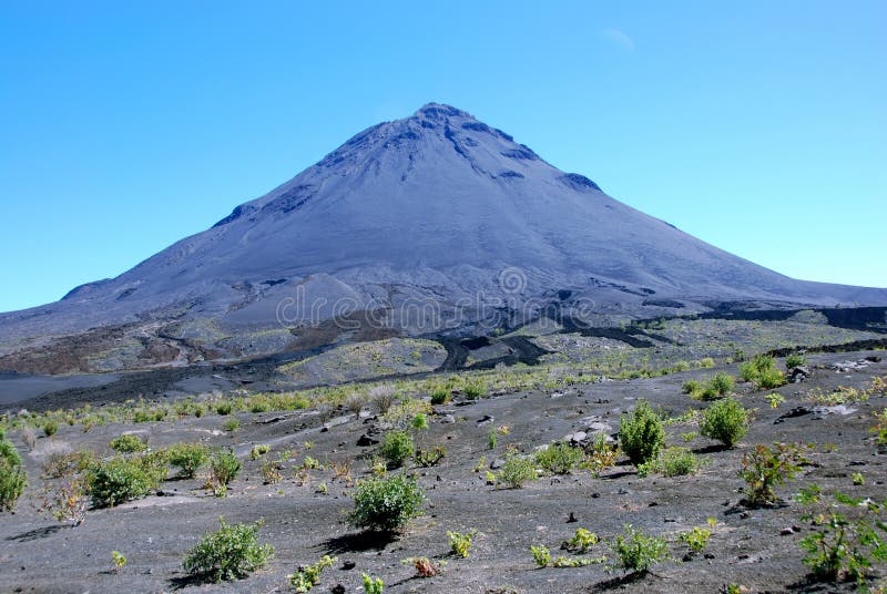 Fogo Vulkan - Cabo Verde - Afrika Stockfoto - Bild von landschaft ...