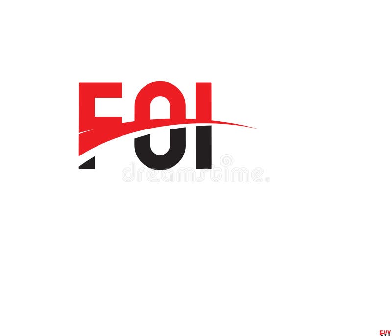 FOI Letter Initial Logo Design Vector Illustration Stock Vector ...