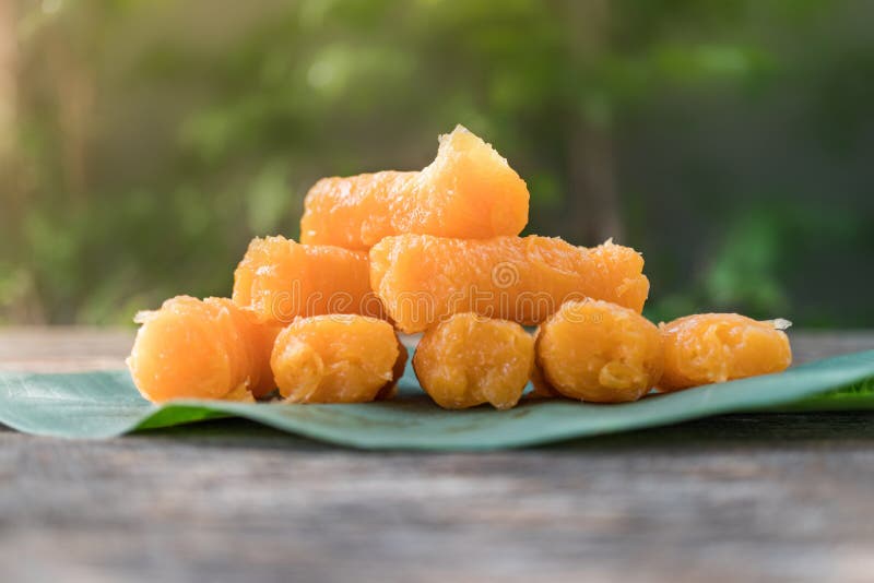 Foi Thong or Golden Threads, Thai Dessert Made from Egg Yolks an Stock ...