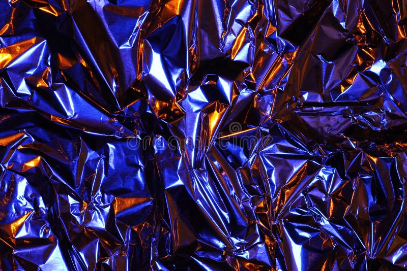 Foil Background. Crumpled Foil. Abstract Background. Wallpaper Stock ...