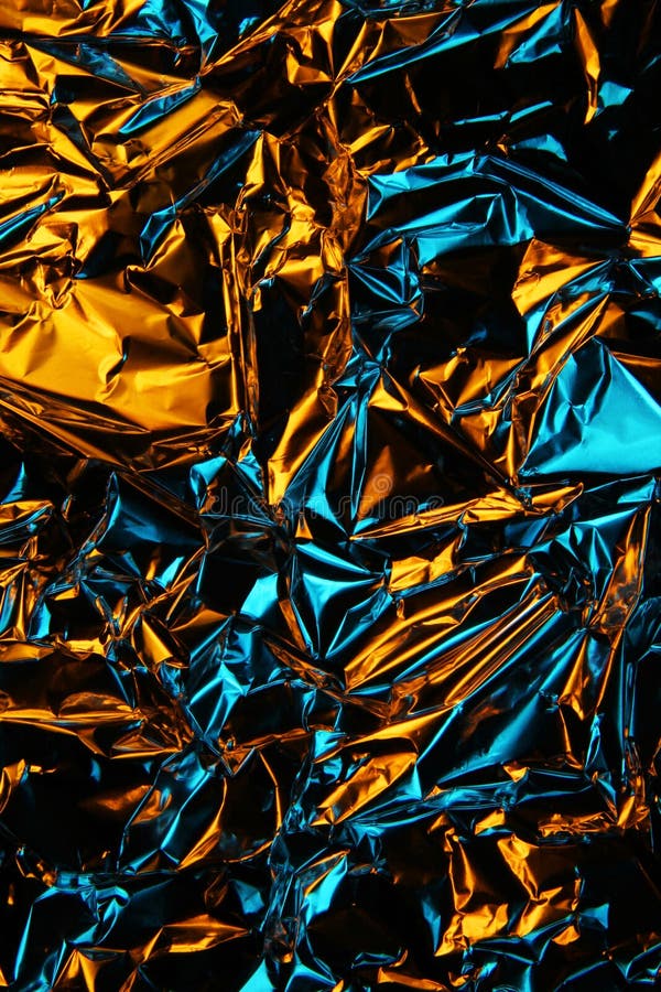 Foil Background. Crumpled Foil. Abstract Background. Wallpaper Stock ...