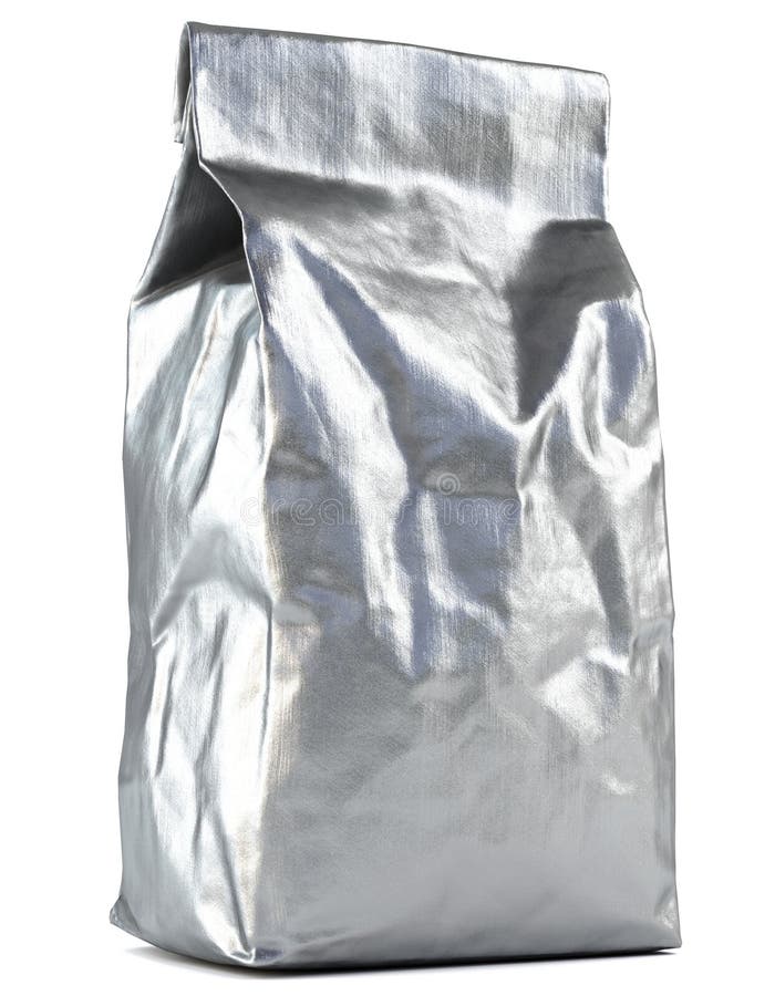 Foil bag package stock image. Image of blank, pack, dessert - 118241031