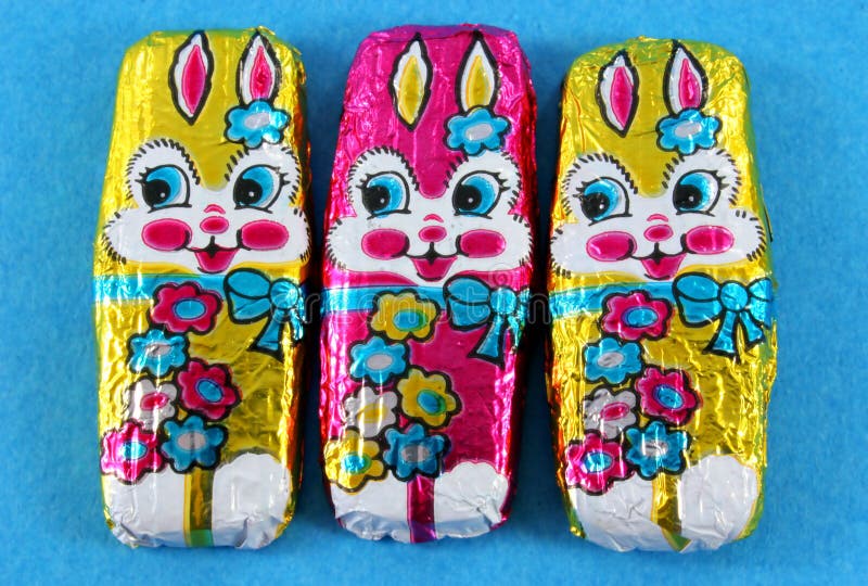 Chocolate Easter Bunny stock image. Image of food, closeup - 7946633
