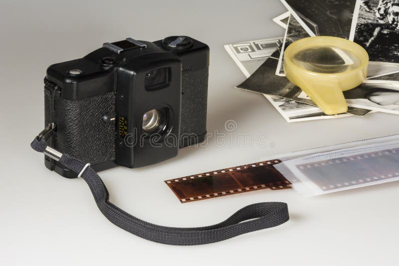 Photos and Negatives Used in Analog Cameras from Other Decades Stock ...